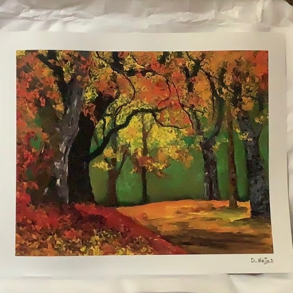 Art | Natures Sanctuary By David Najar 19 12 X 23 12 Lithograph With ...